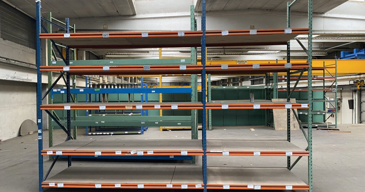 Magazijnrek - Palletrek - Stapelrek 4M | Komerco