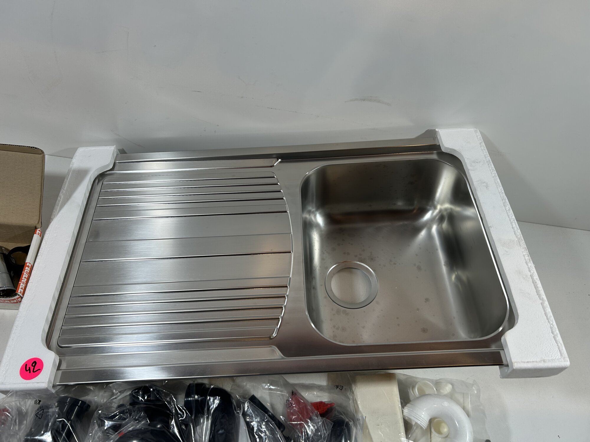 Inox spoelbak Franke + kraan | Komerco