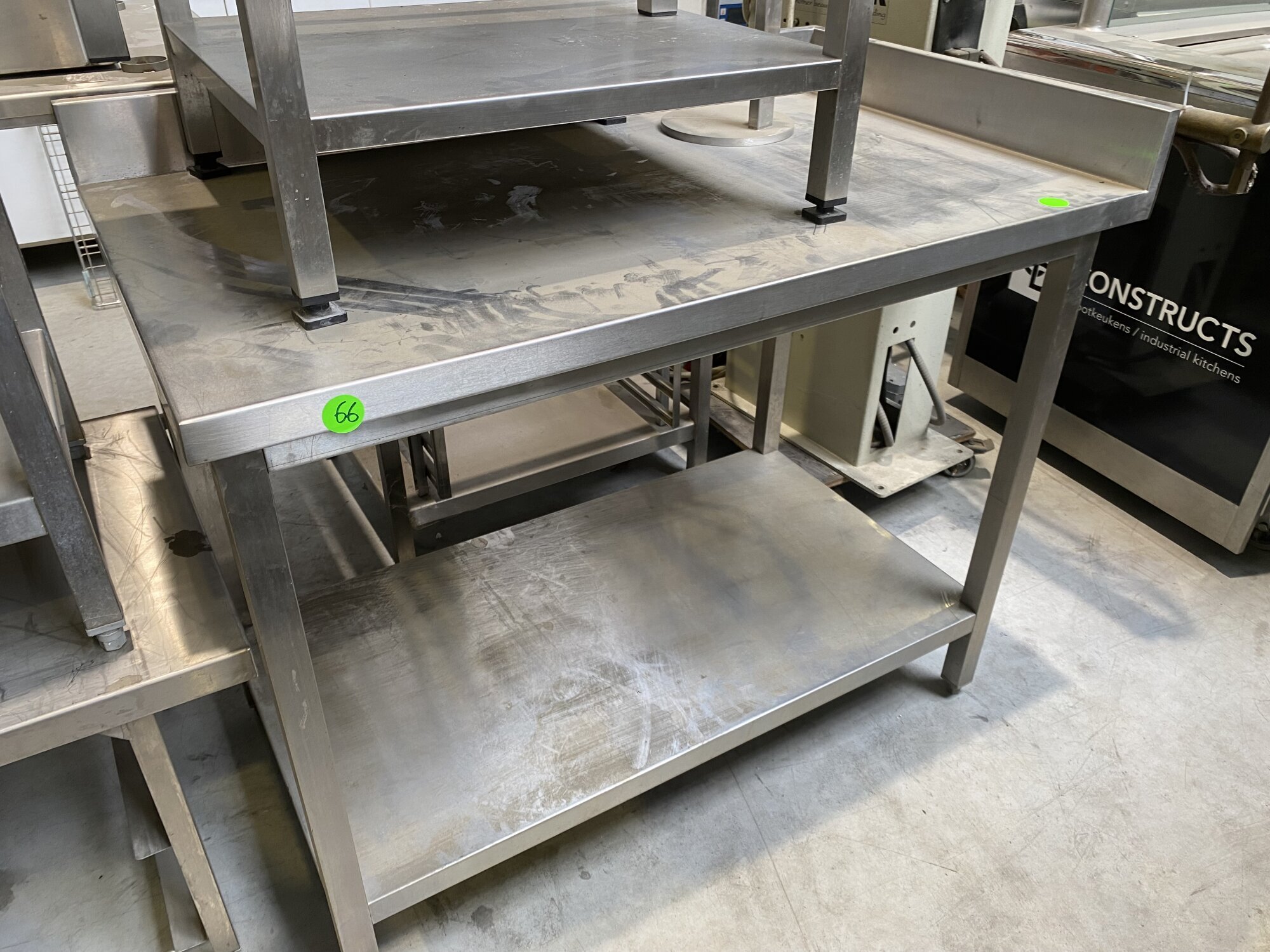 Inox werktafel 120x70x90cm | Komerco